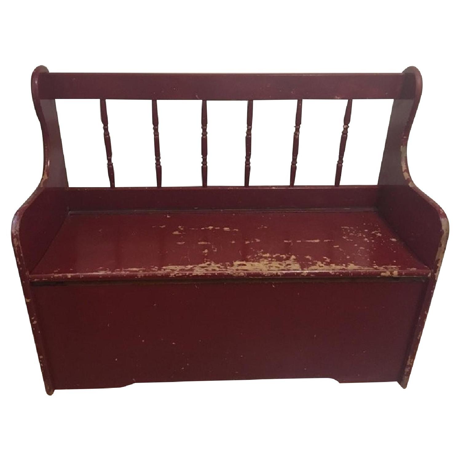 Antique Storage Bench - AptDeco
