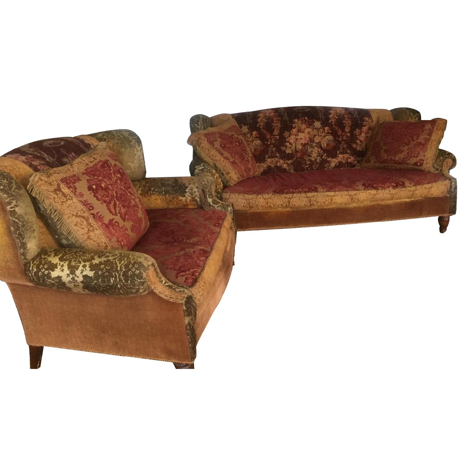 Domain Sofa + Loveseat - AptDeco