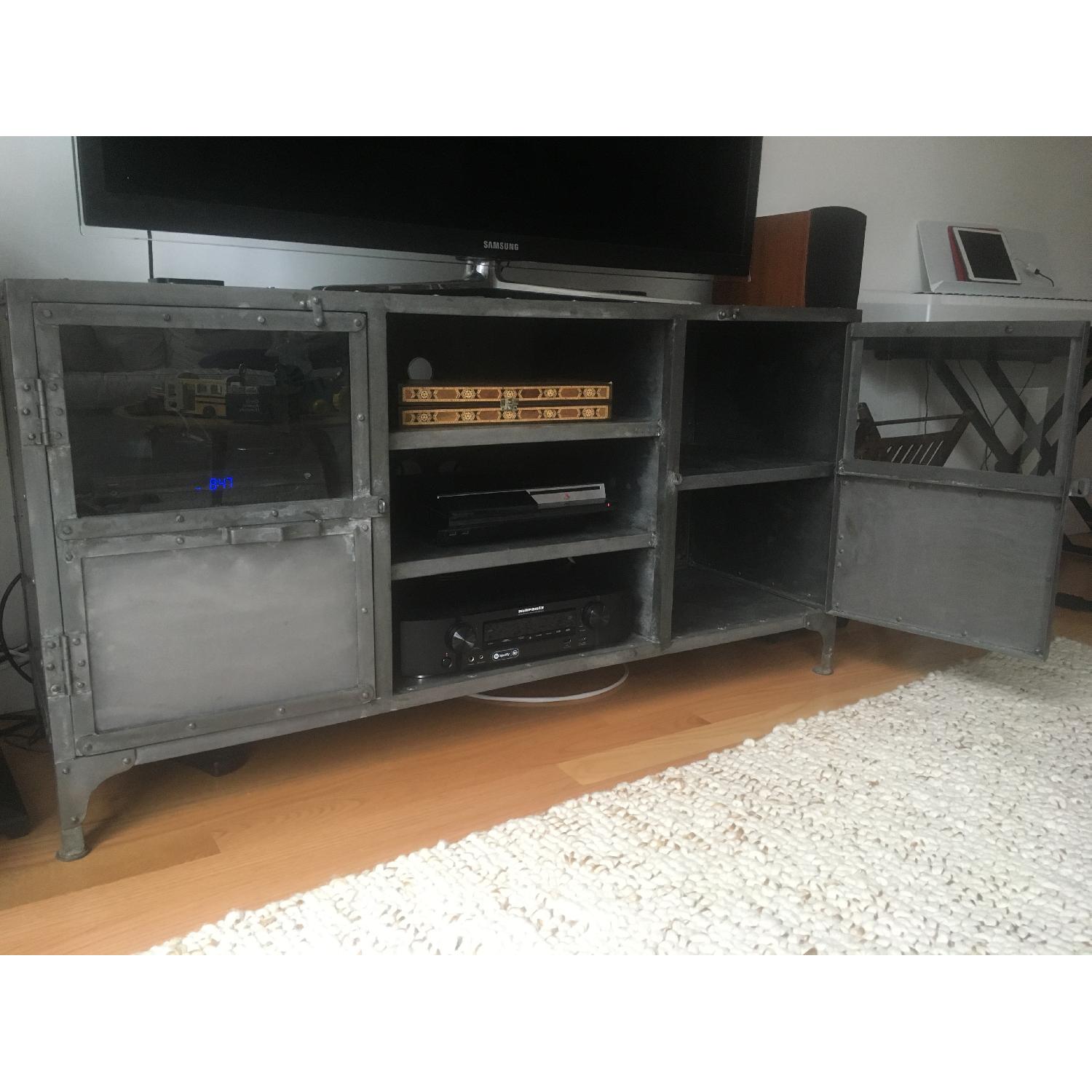 Metal Media Cabinet - AptDeco