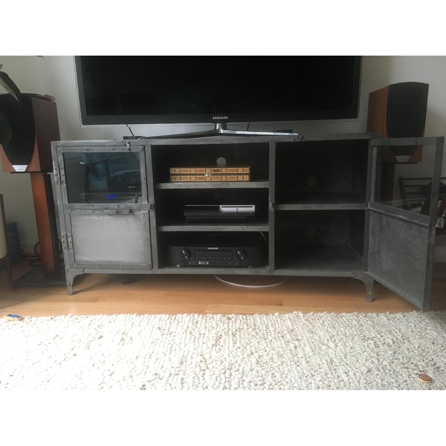 Metal Media Cabinet - AptDeco