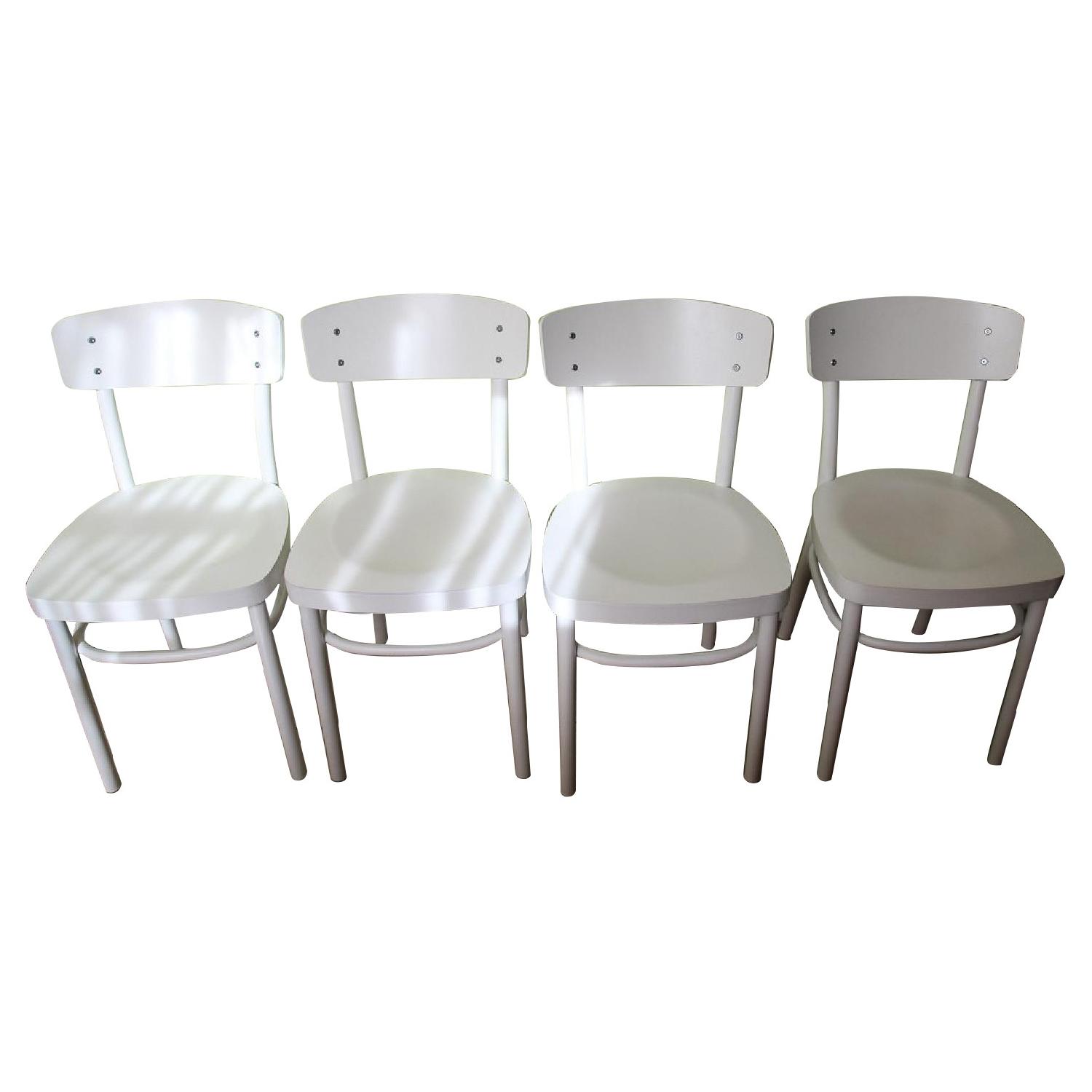 Ikea Idolf White Dining Chairs - AptDeco