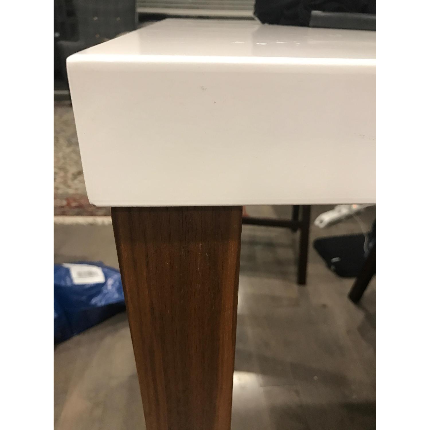 Crate & Barrel High Top Table w/ 2 Stools - AptDeco