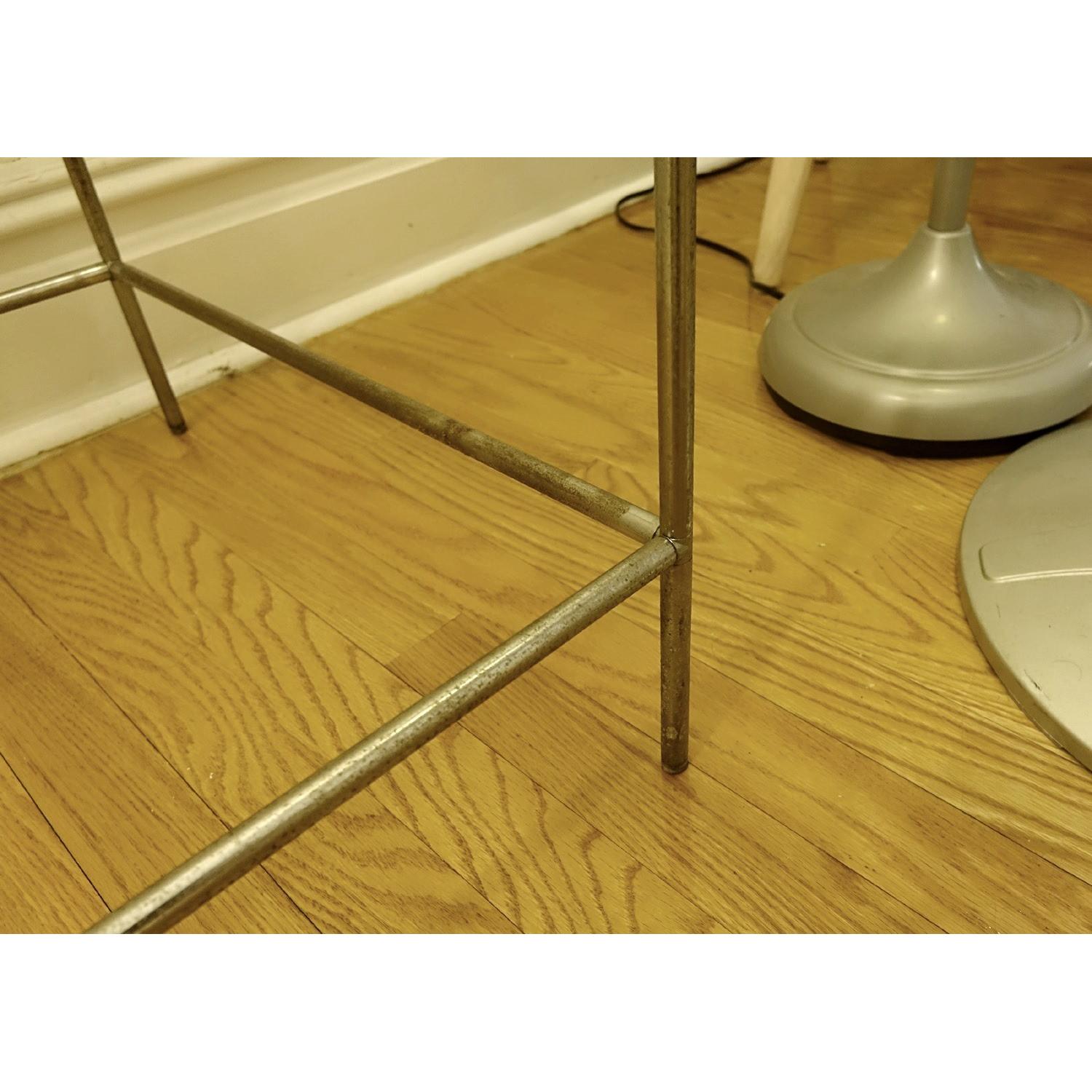 Custom Chrome Metal Frame Rack Shelf Display Stand - AptDeco