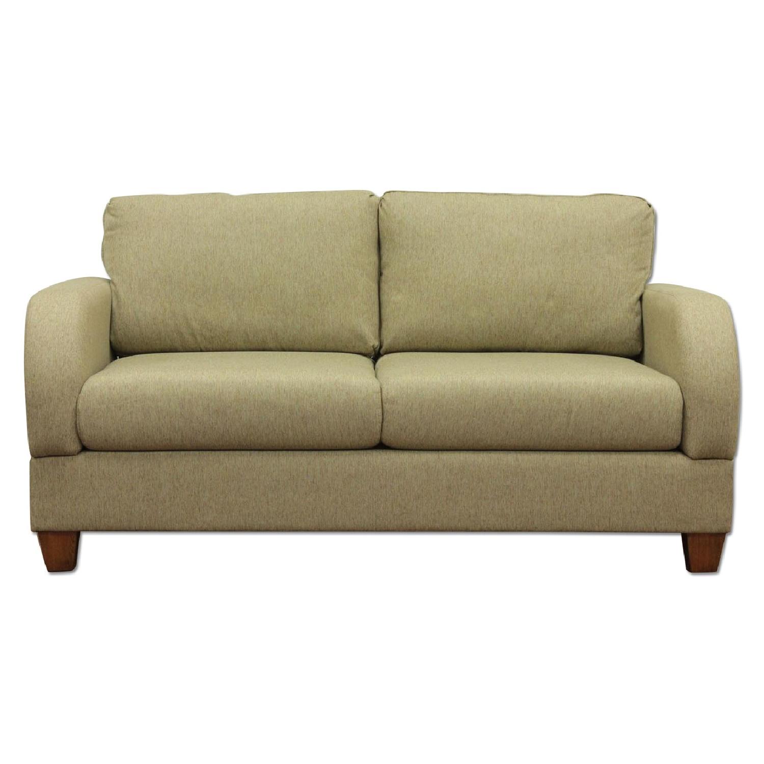 Simplicity Sofas Jenna Solid Oak Frame Apartment Sofa - AptDeco