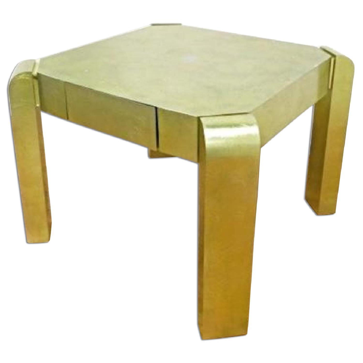 Karl Springer Mid Century Modern Game/Center Table - AptDeco