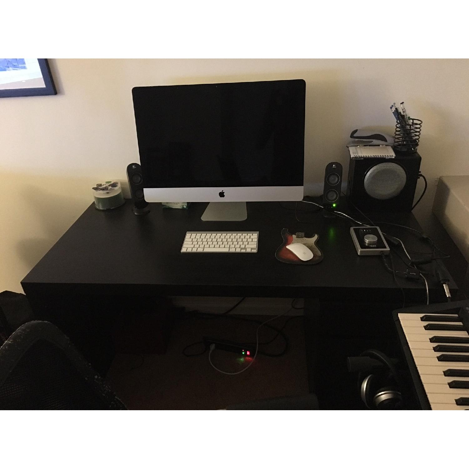 Ikea Black Desk - AptDeco