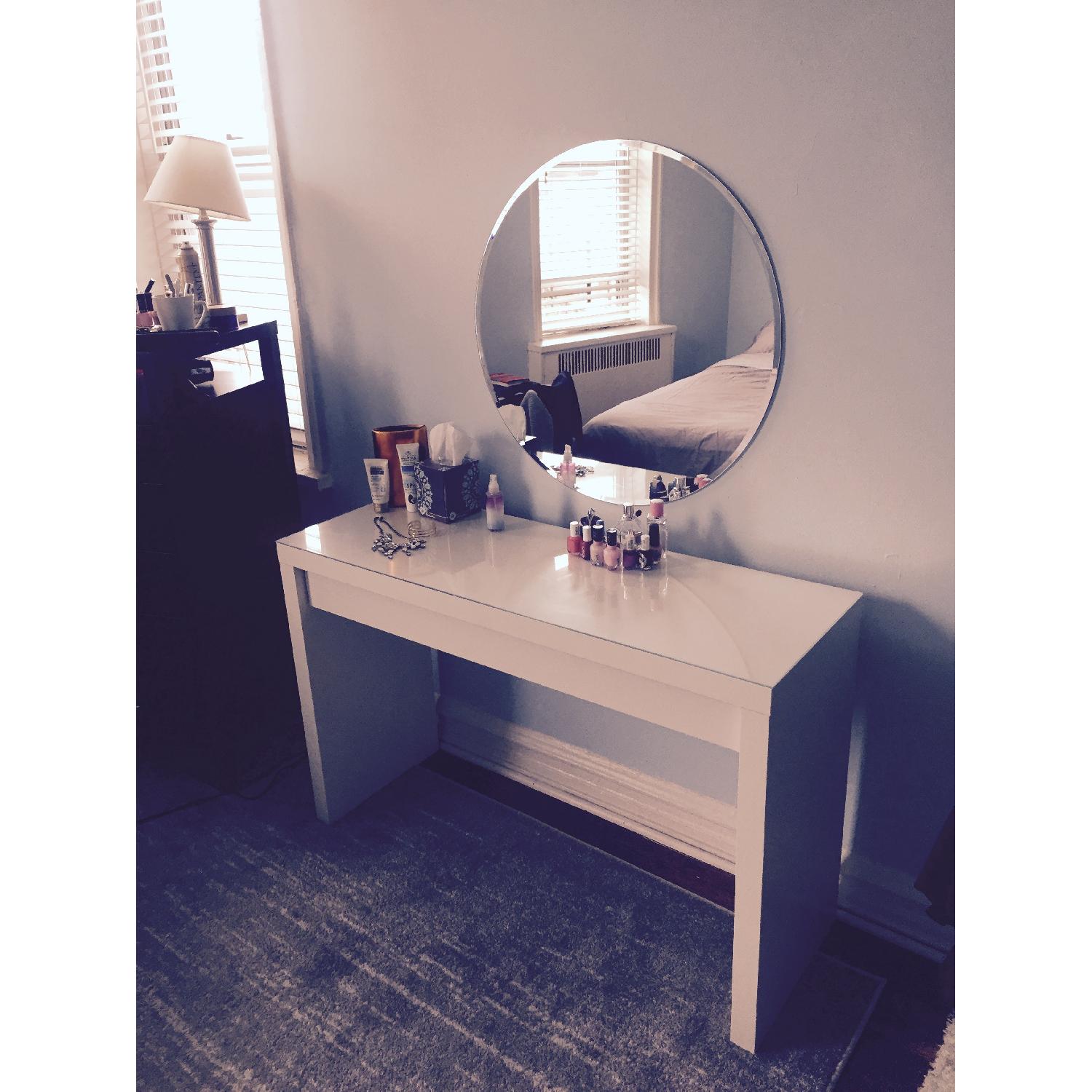 Ikea Malm Make-Up Vanity - AptDeco