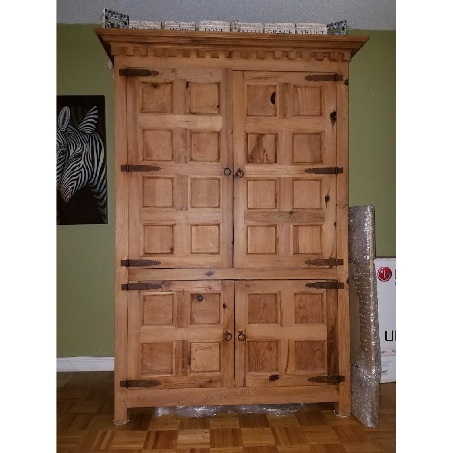 Rustic Armoire - AptDeco