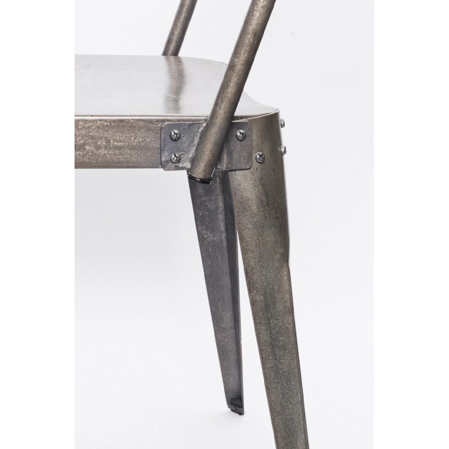 CB2 Metal Industrial Loft Chairs - AptDeco