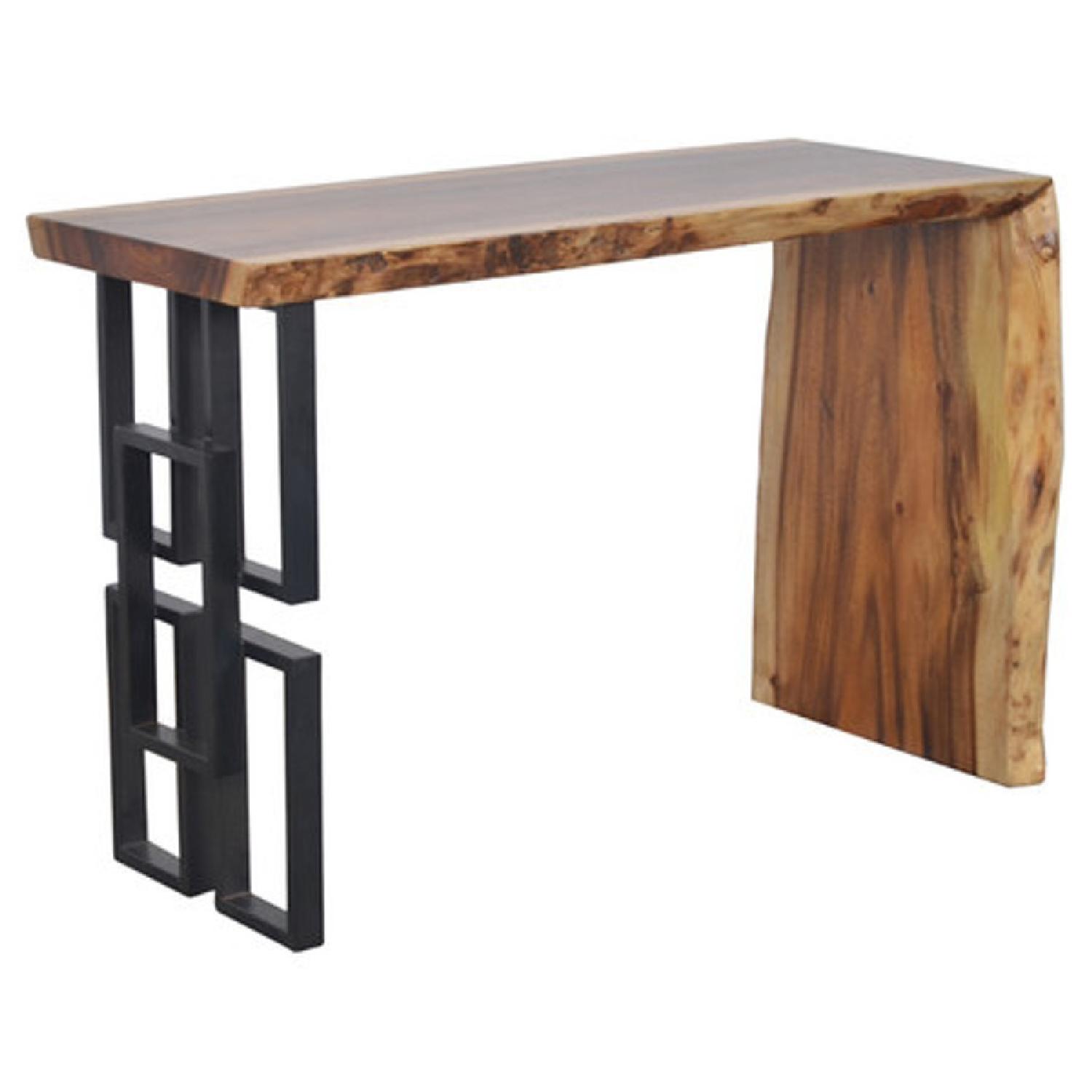 Jeffan Industrial Rustic Console Table/Desk - AptDeco