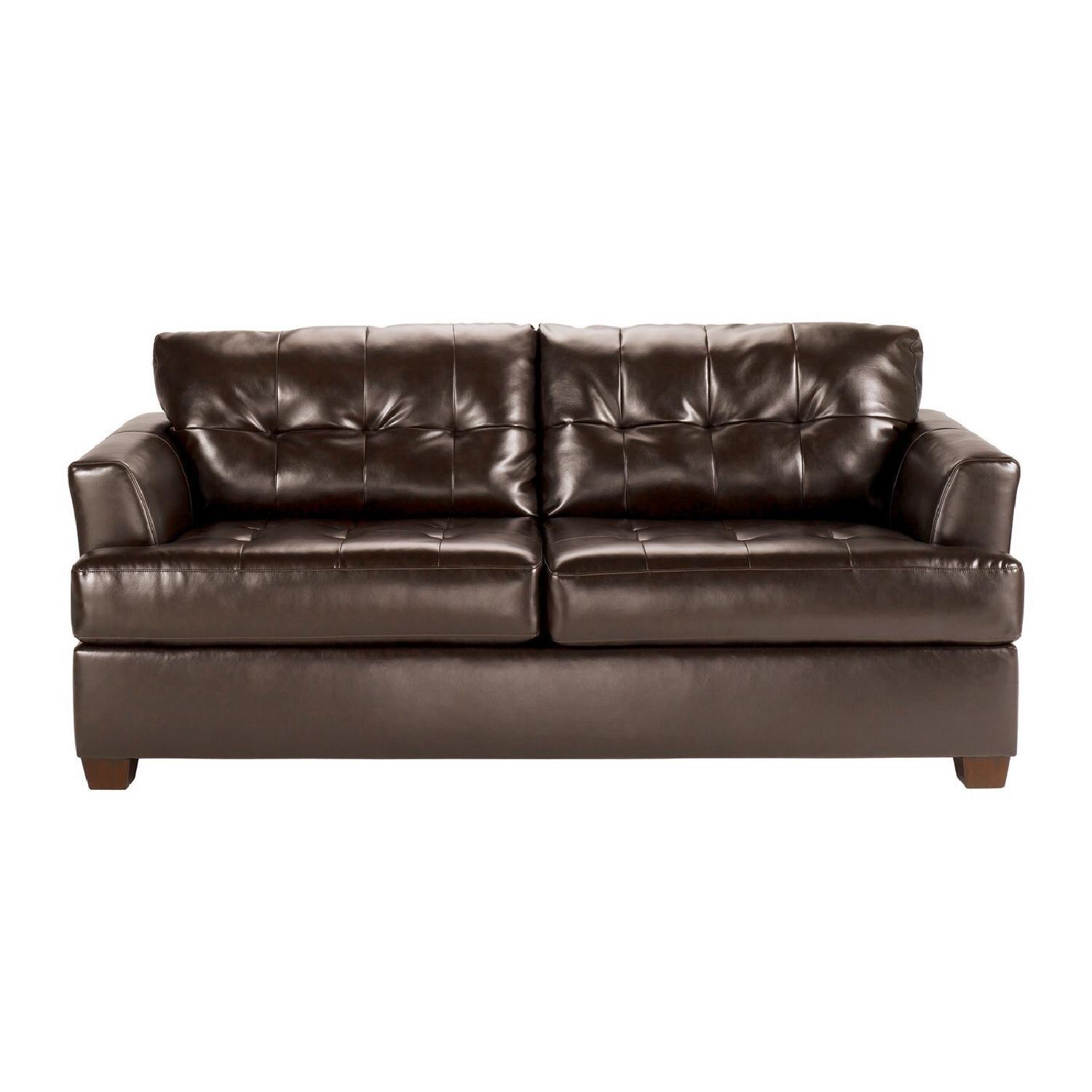 Ashley's Signature Design Collection Durablend Sofa + Chair - AptDeco