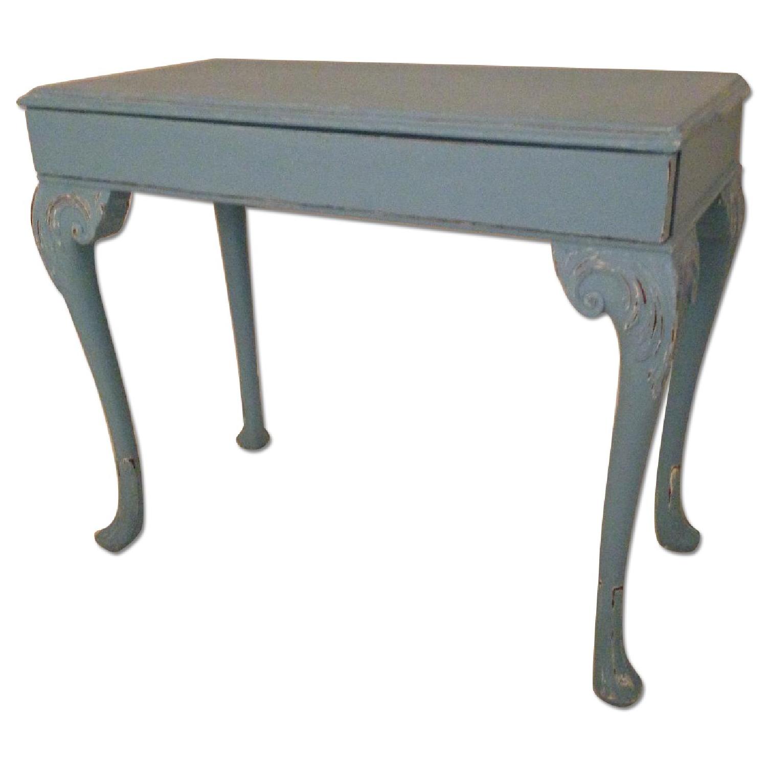 Shabby Chic Tiffany Blue Desk - AptDeco