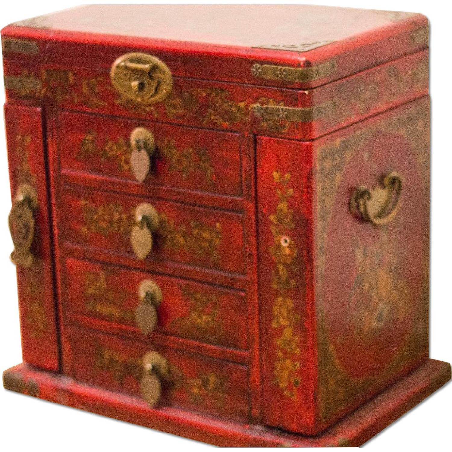 Antique Chinese Jewelry Chest - AptDeco