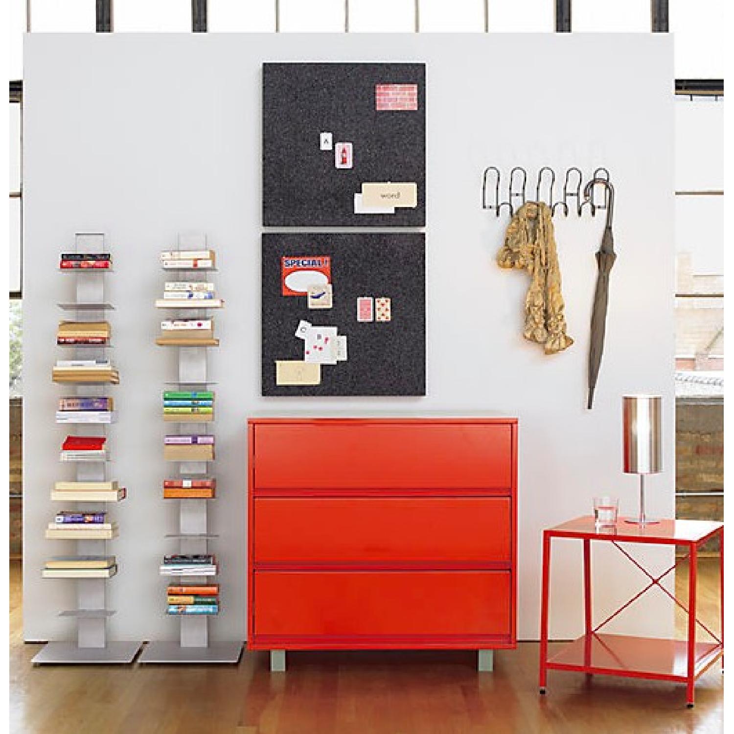 CB2 Array Silver Bookcase - AptDeco