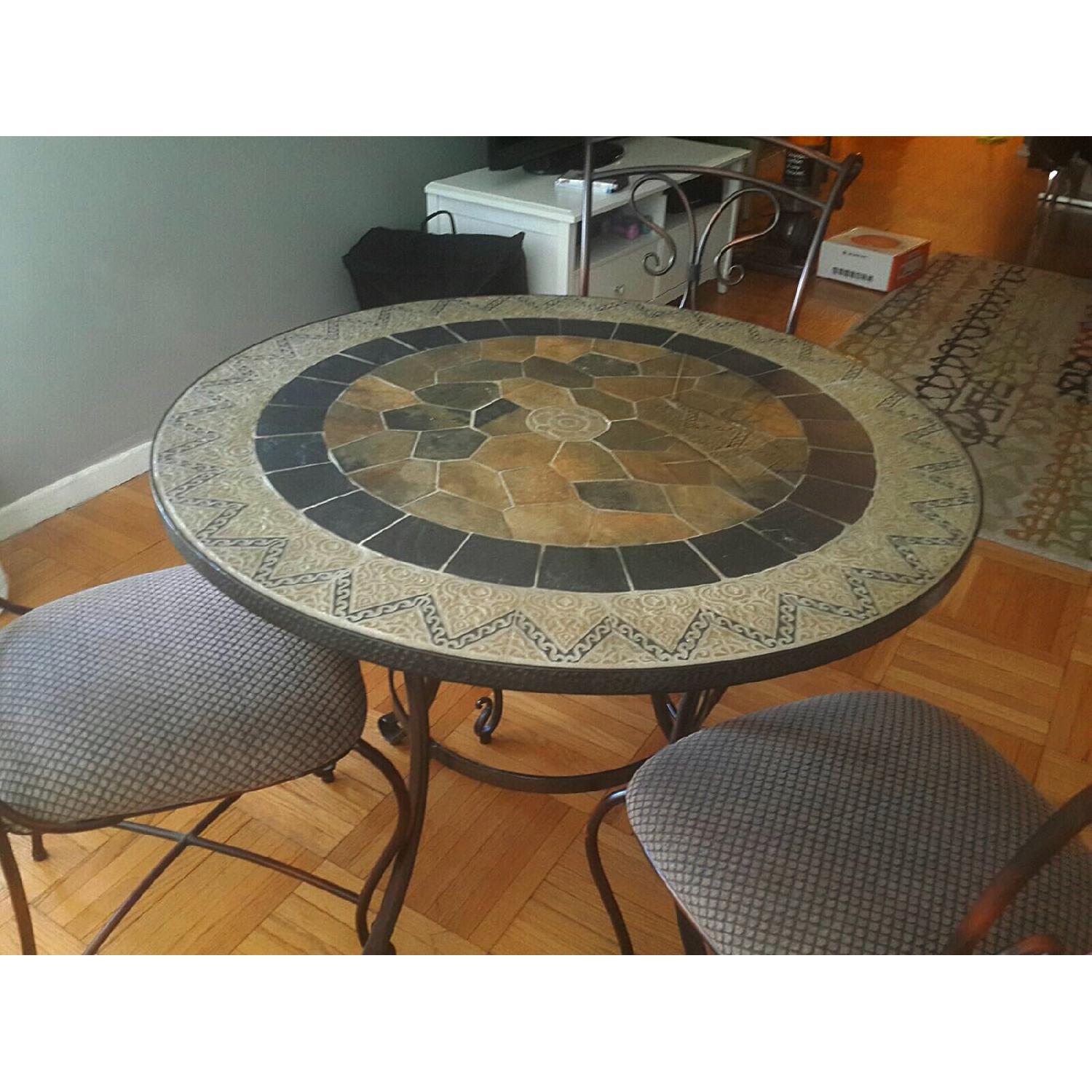 Pier 1 French Bistro Table w/ 3 Chairs - AptDeco