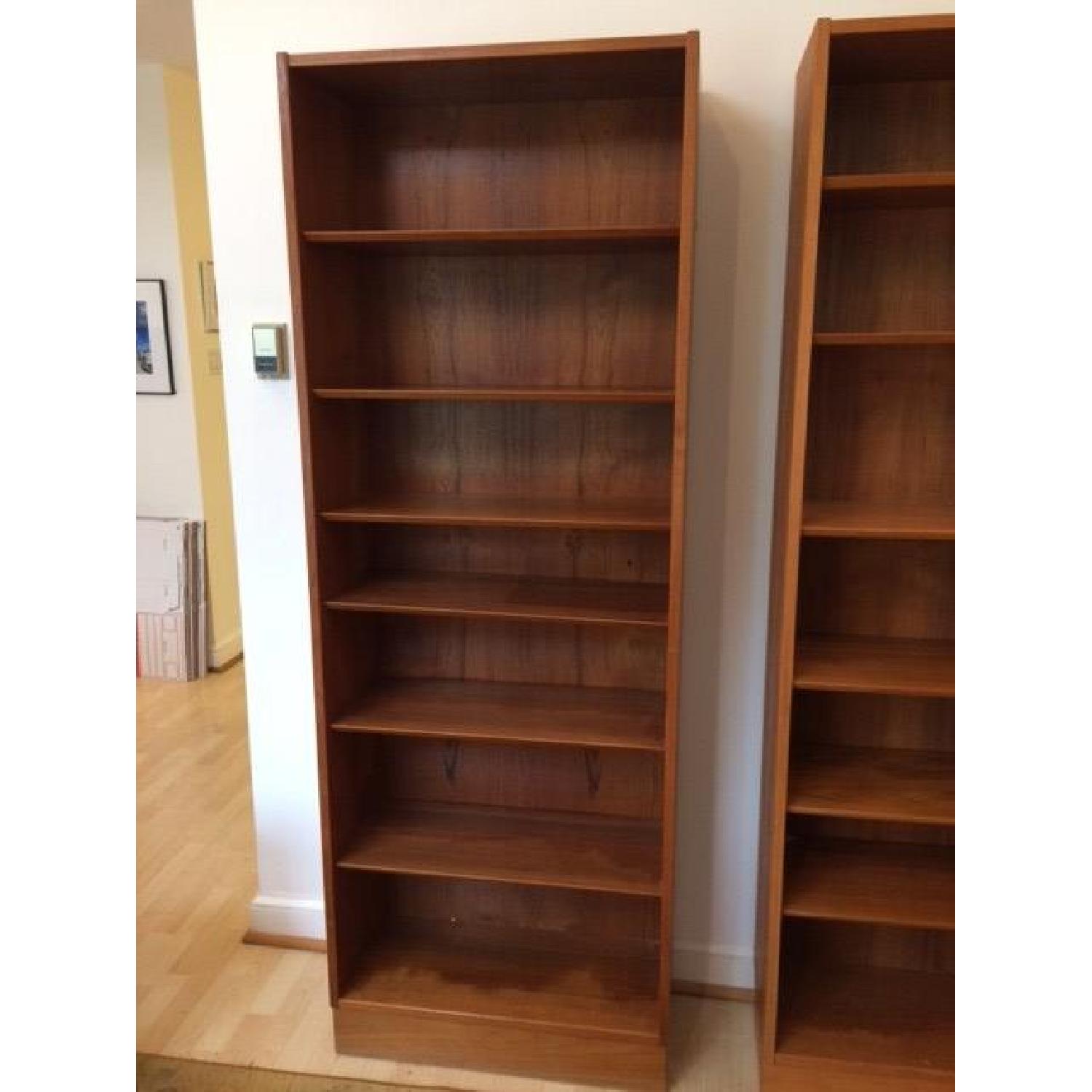 Scan Design Furniture Mid-Century Teak Danish Modern Bookcase - AptDeco