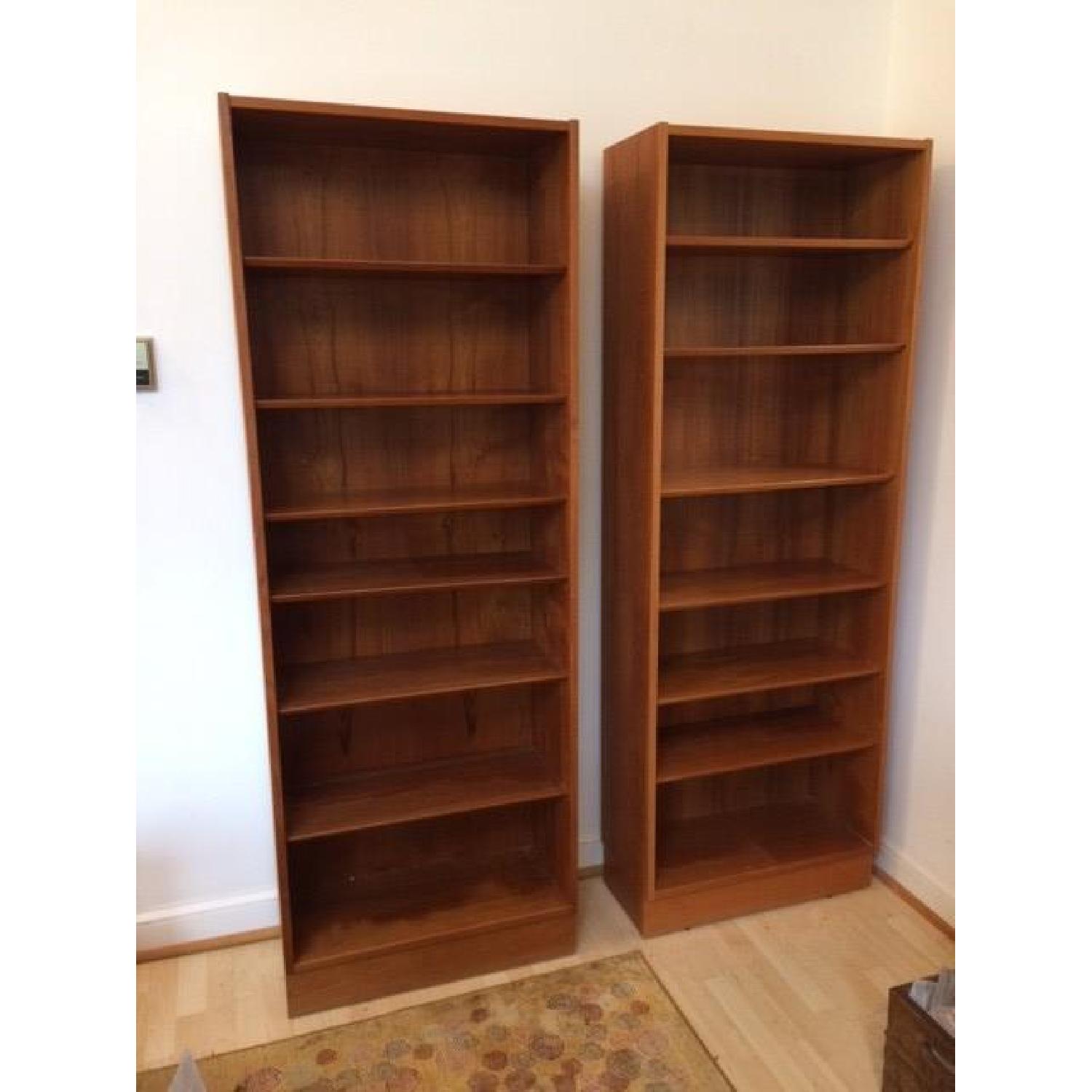 Scan Design Furniture Mid-Century Teak Danish Modern Bookcase - AptDeco