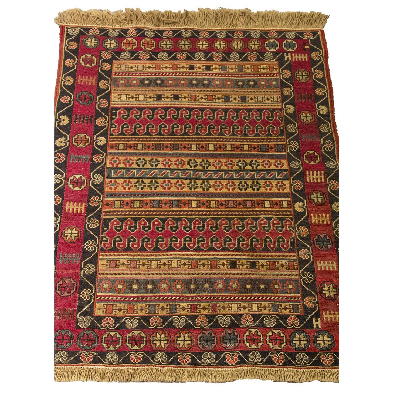 Persian Rah Rah Vintage Kilim/Rug - AptDeco