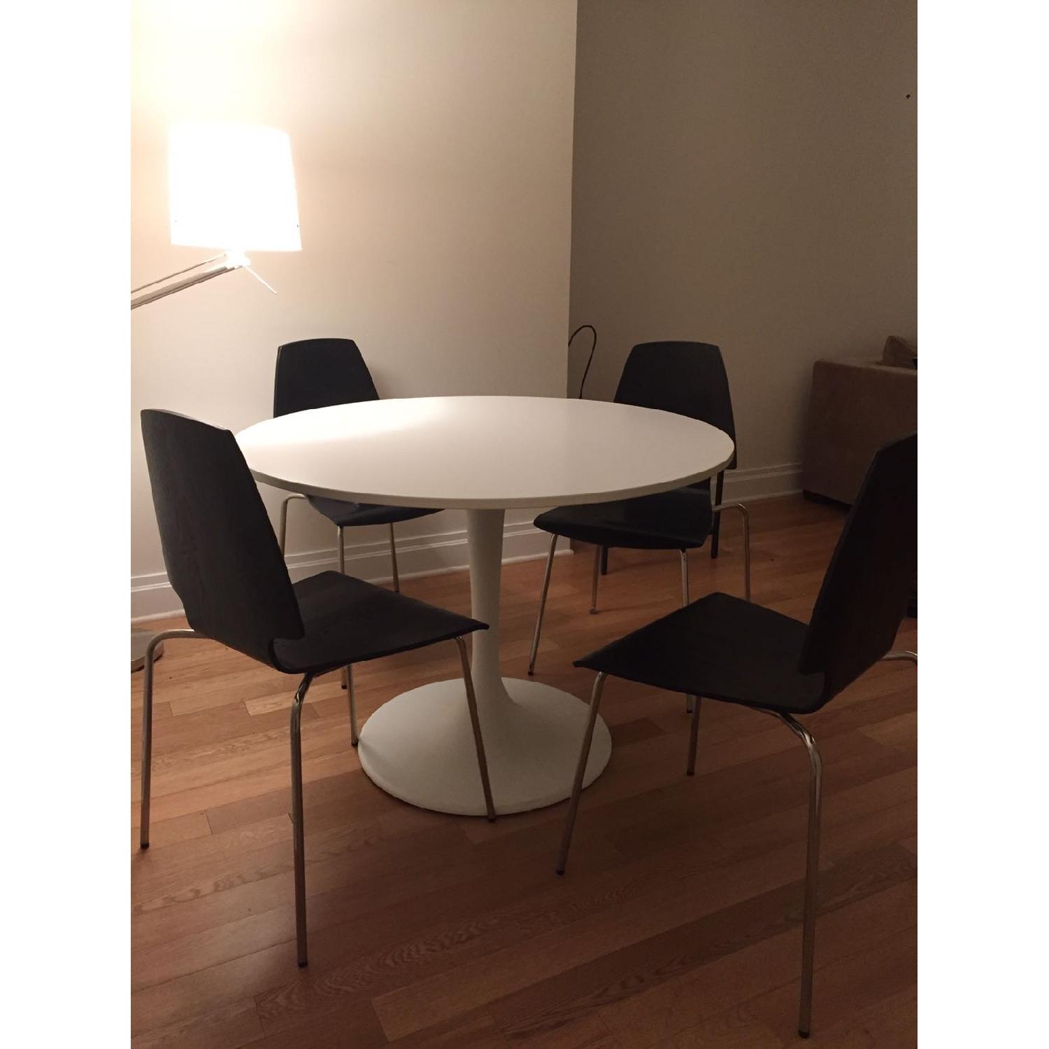 Ikea Docksta Table w/ 4 Dining Chairs - AptDeco