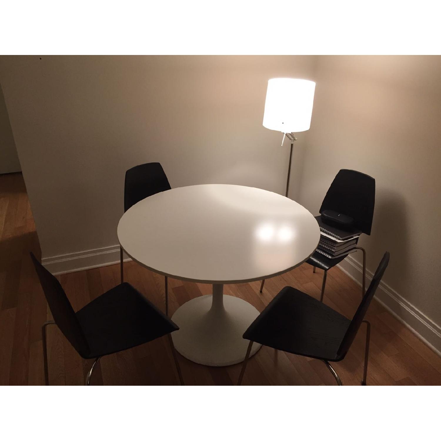 Ikea Docksta Table w/ 4 Dining Chairs - AptDeco