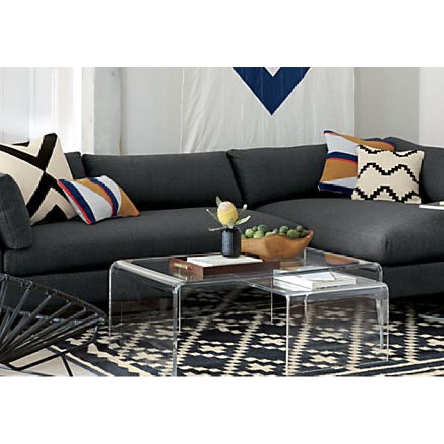 CB2 Peekaboo Acrylic Coffee Table - AptDeco