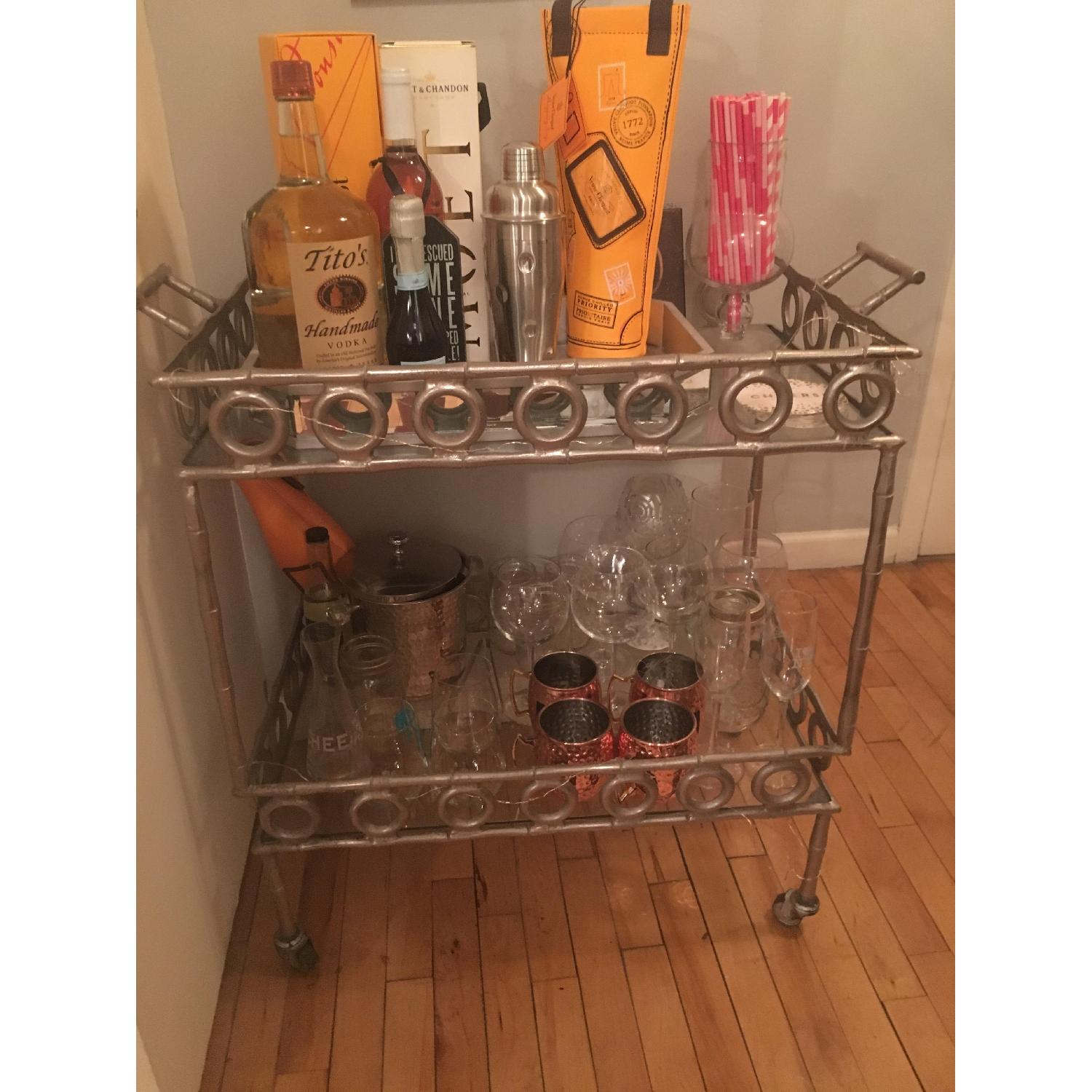 Modern Bar Cart - AptDeco