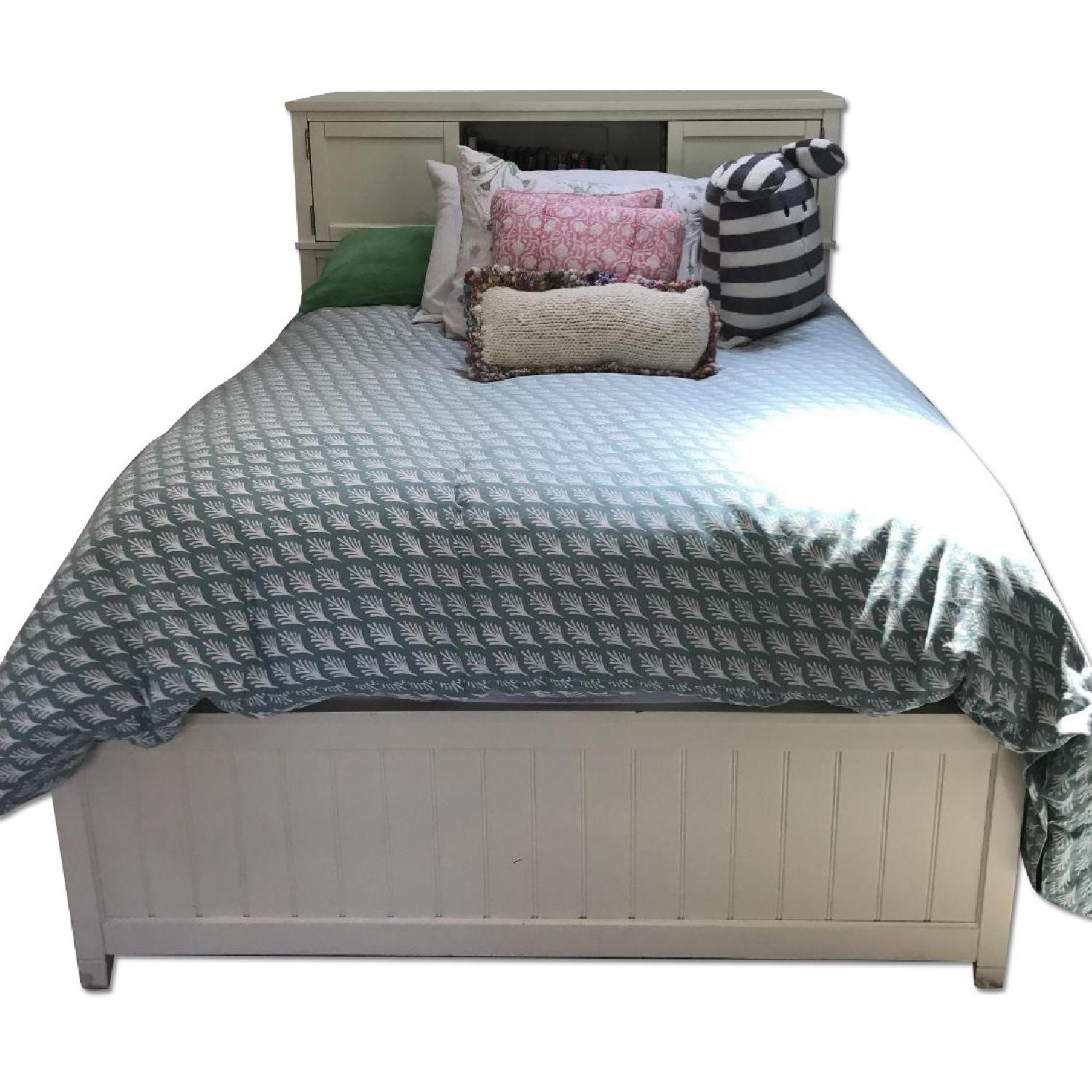 Pottery Barn Beadboard Storage Bed Frame - AptDeco