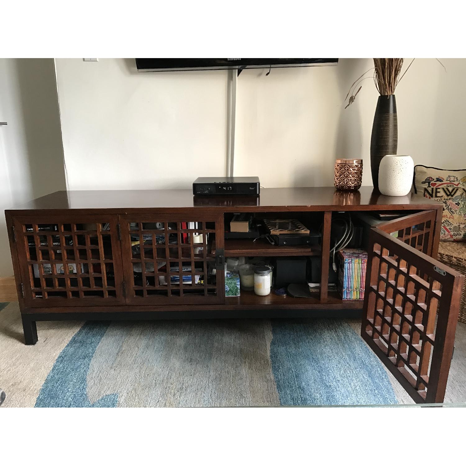 Room Board Walnut Tv Console Aptdeco