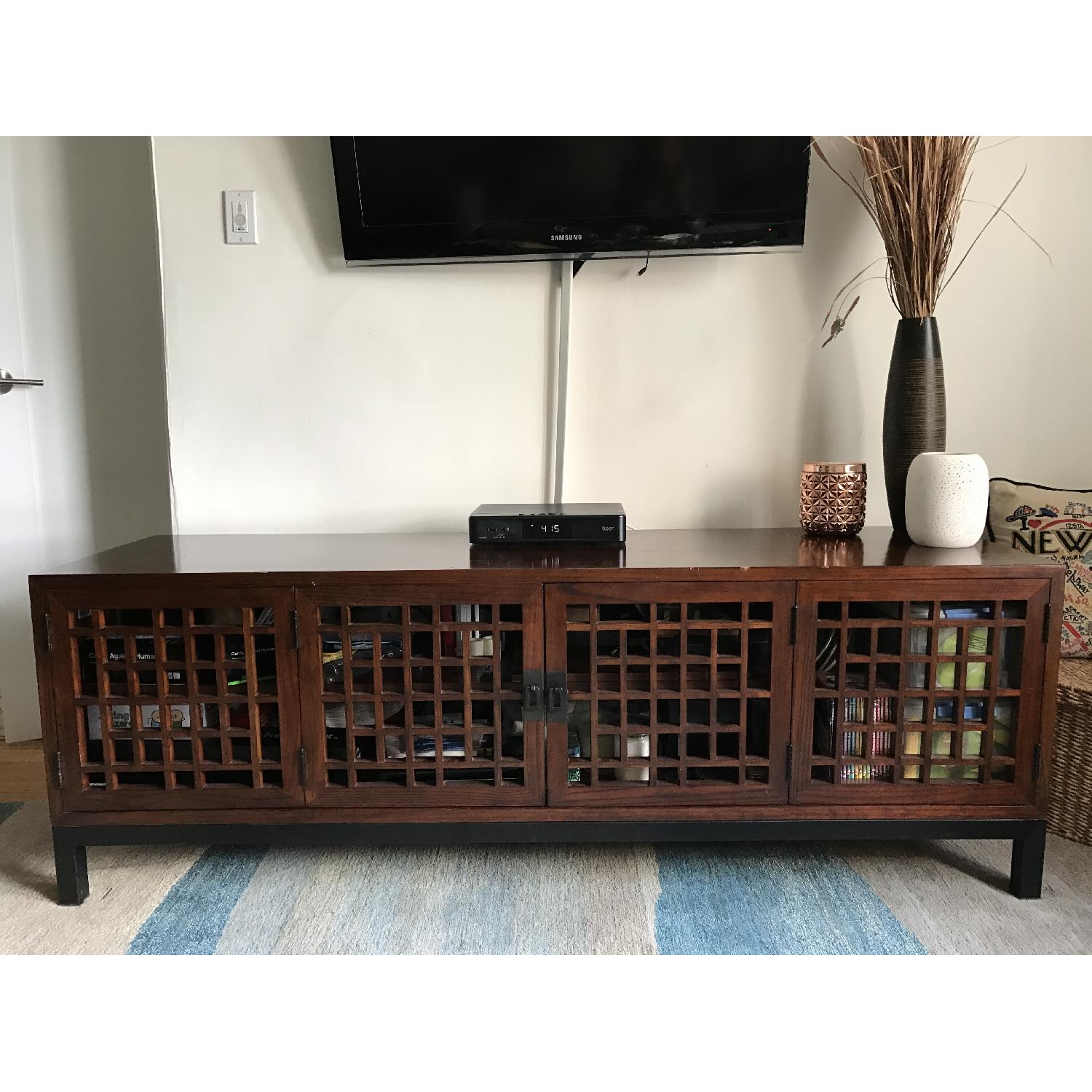 Room Board Walnut Tv Console Aptdeco