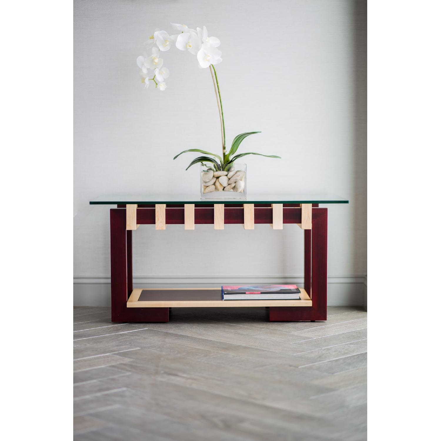 Douglas Design Ant Walnut & Maple Coffee Table - AptDeco