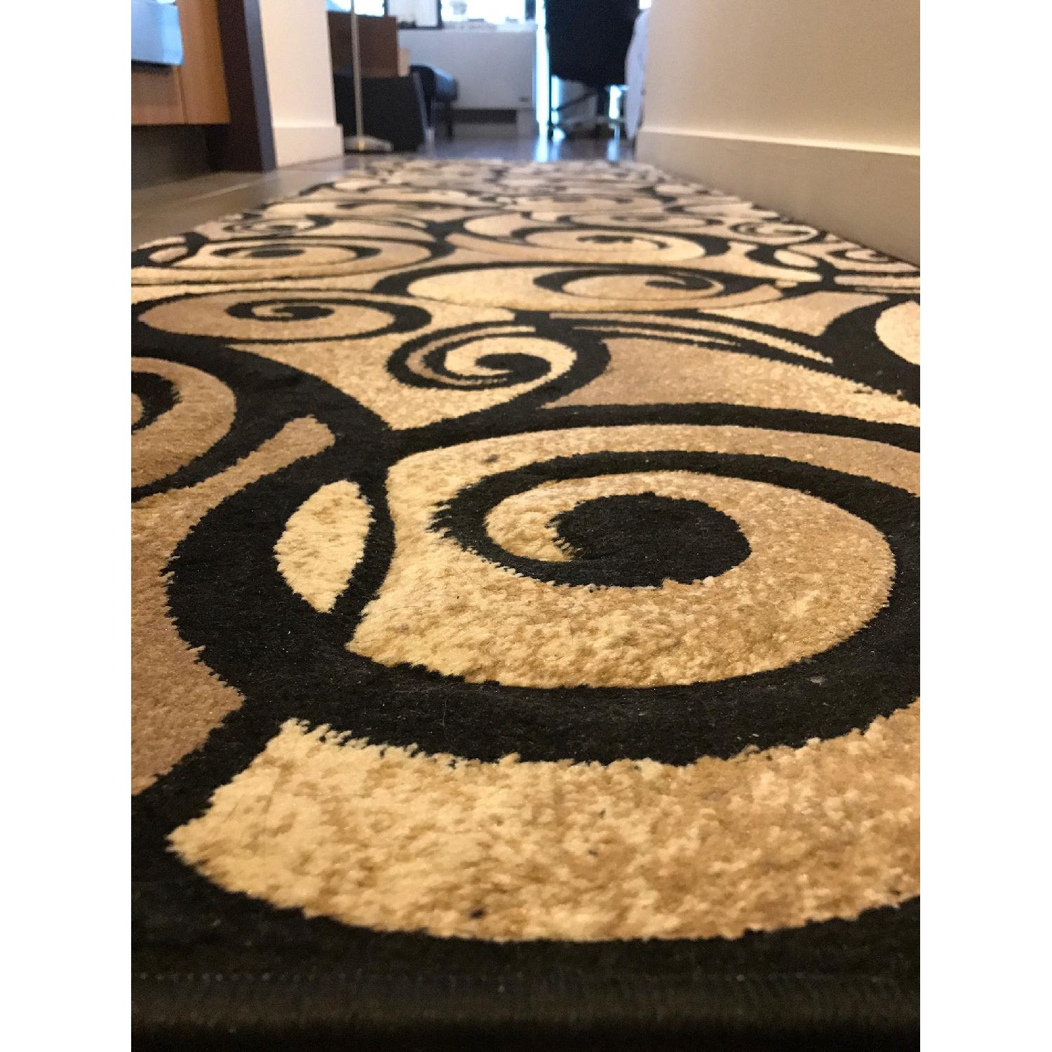 3-Dimensional Hand Carved Area Rug - AptDeco