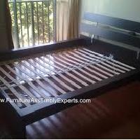 Ikea Hopen Queen Size Bed Frame AptDeco