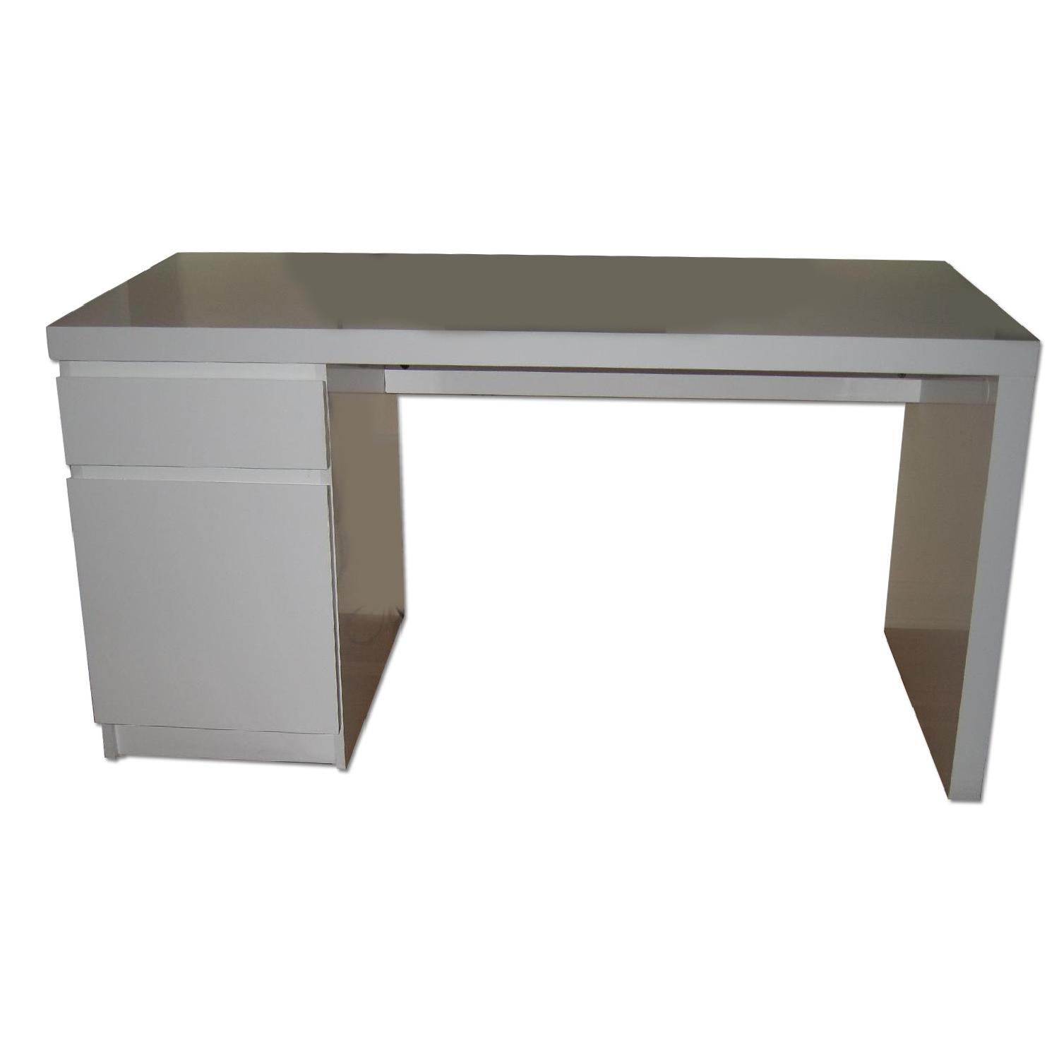 Ikea White Office Desk - AptDeco