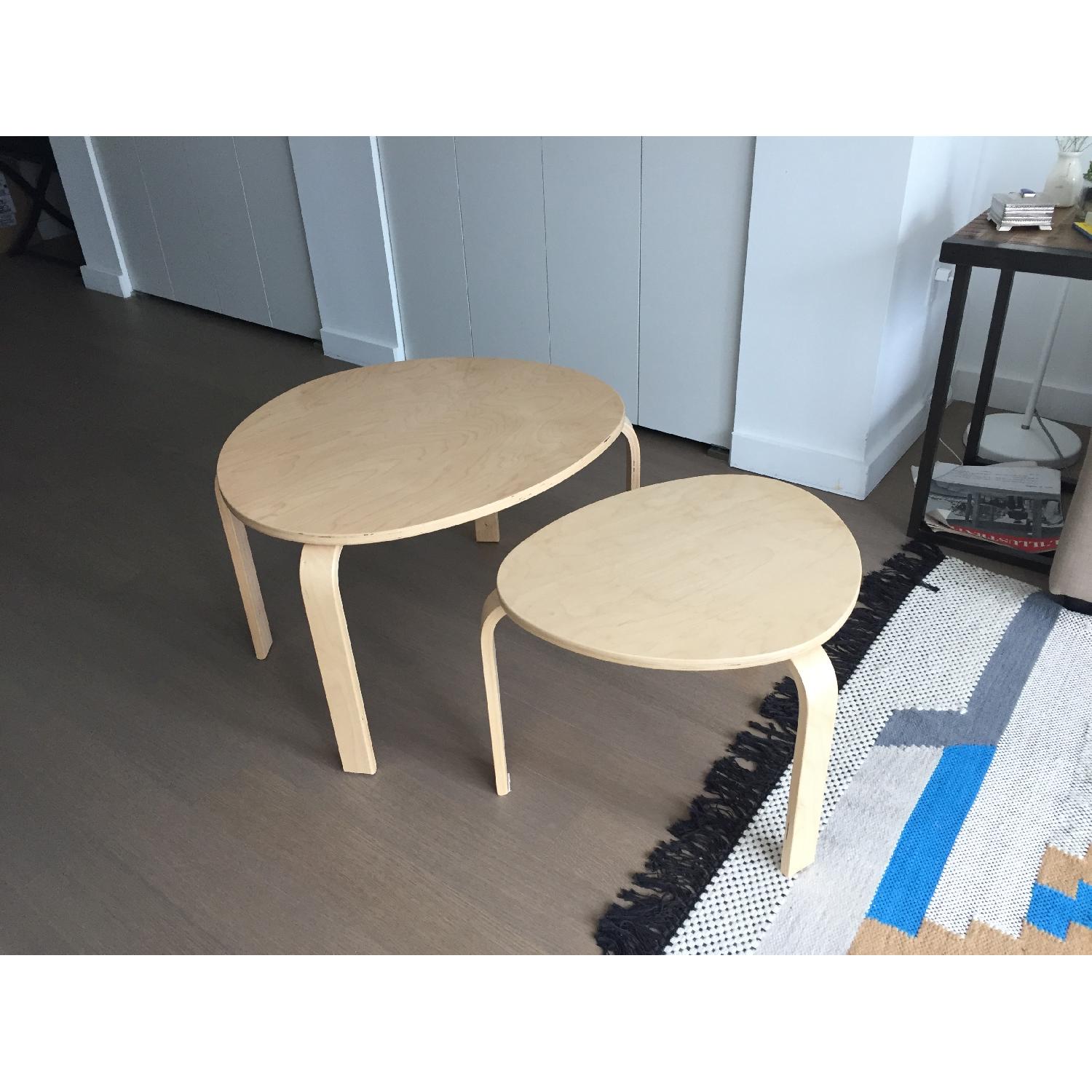 Ikea Svalsta Nesting Coffee Tables - AptDeco