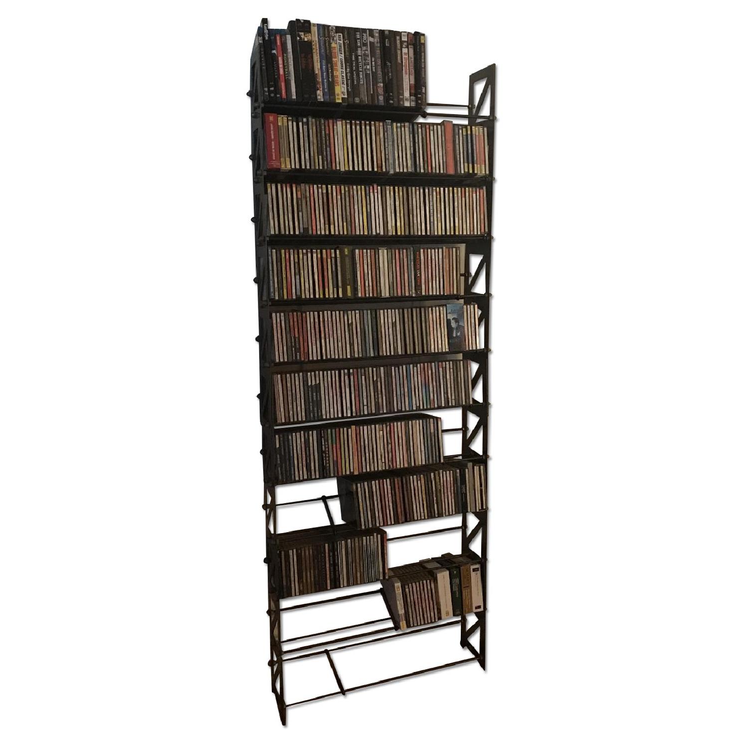 Boltz Steel Furniture CD Floor Rack - AptDeco