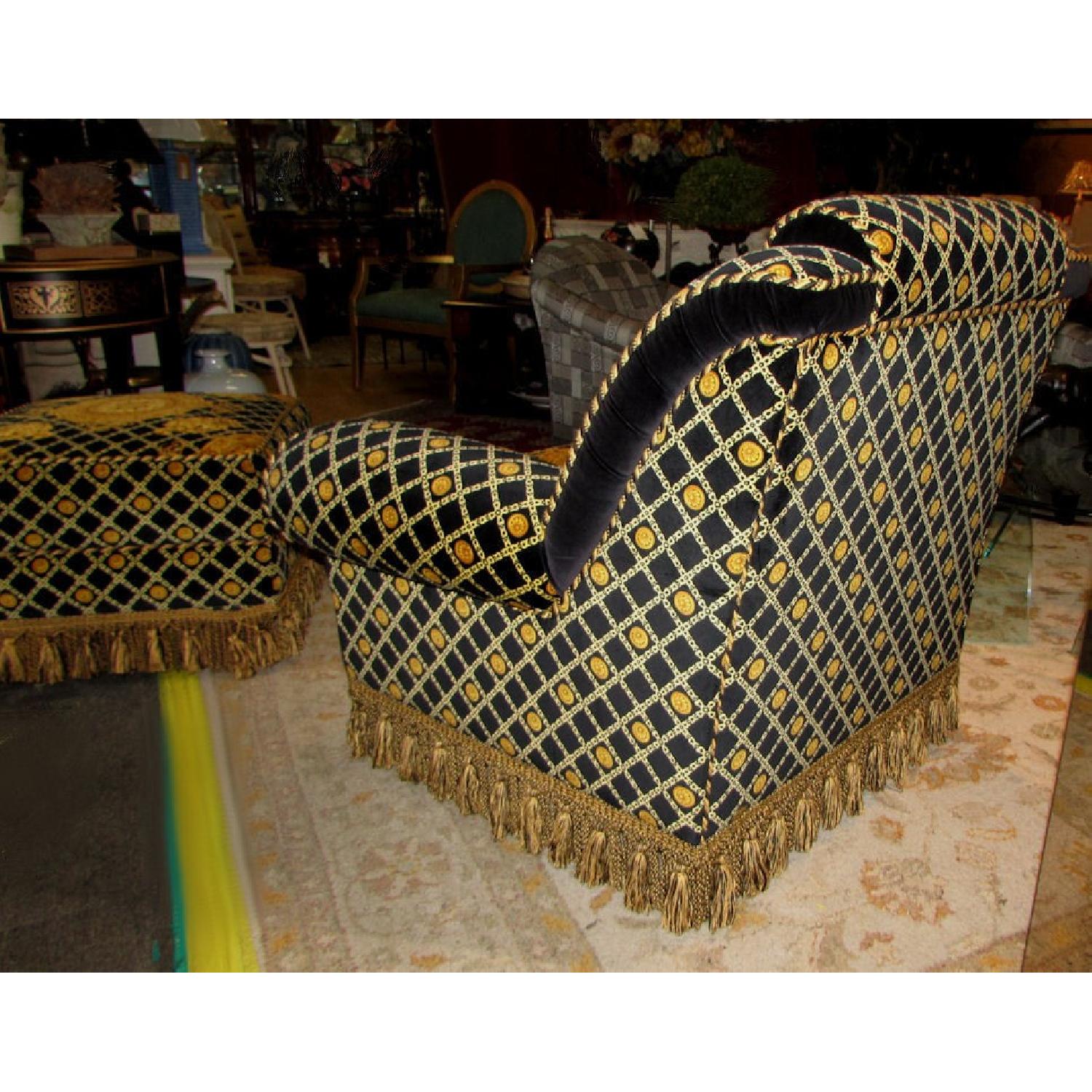 Antique Vintage Versace Style Chair - AptDeco