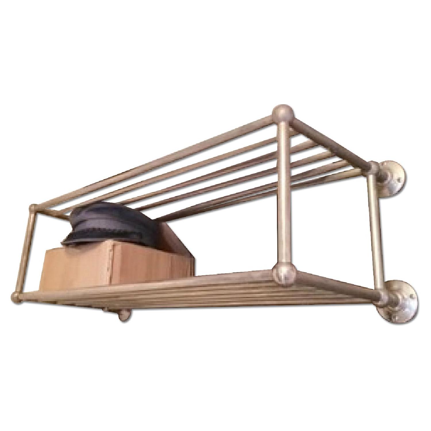 Restoration Hardware Vintage Train Rack Shelving - AptDeco