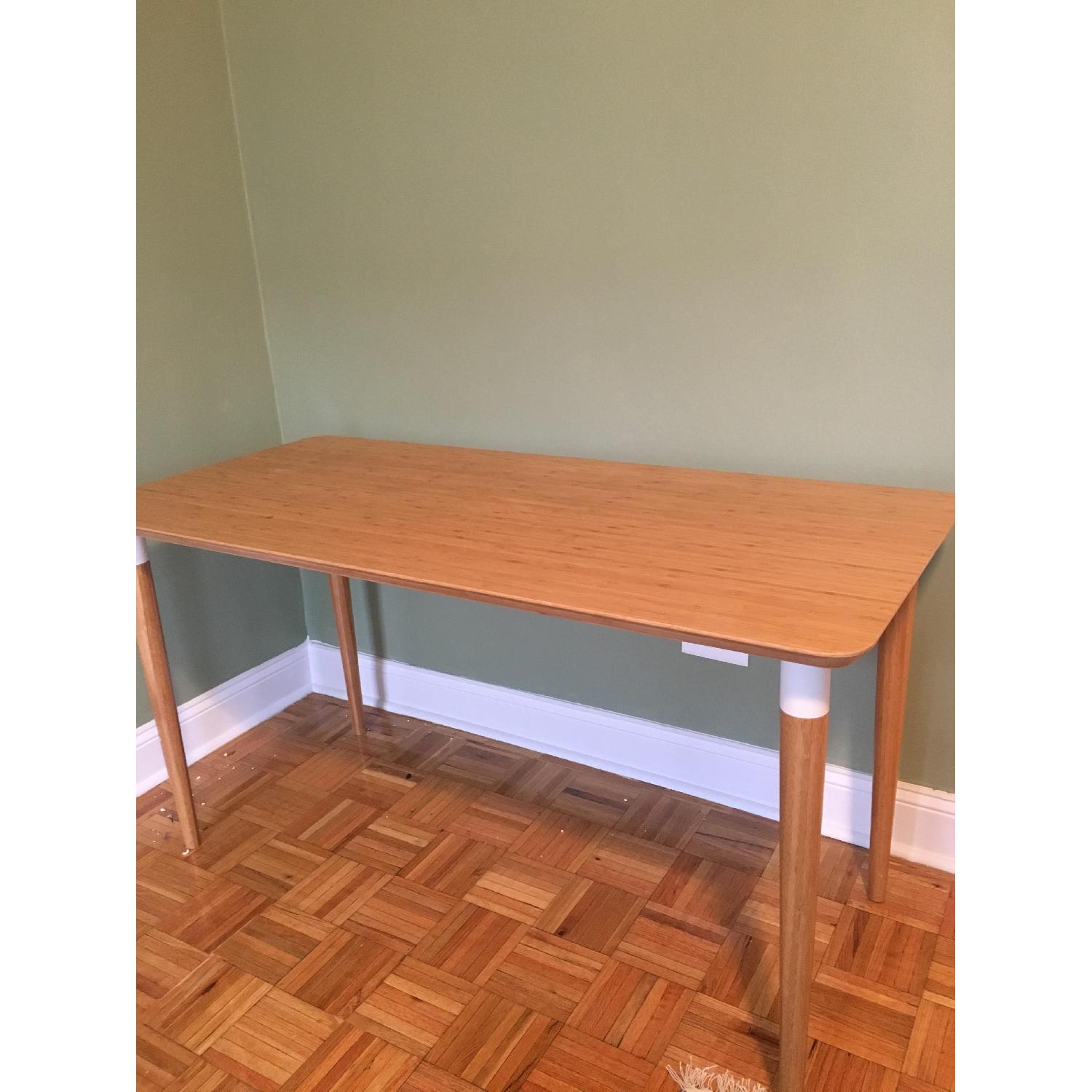 Ikea Wood Veneer Dining Table - AptDeco