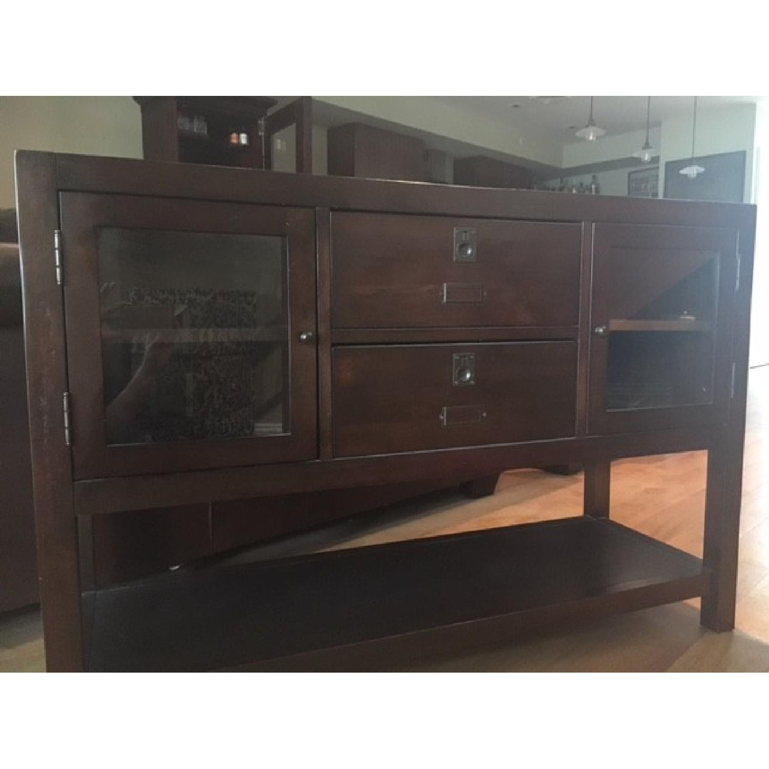 Pottery Barn Apothecary Console Table - AptDeco