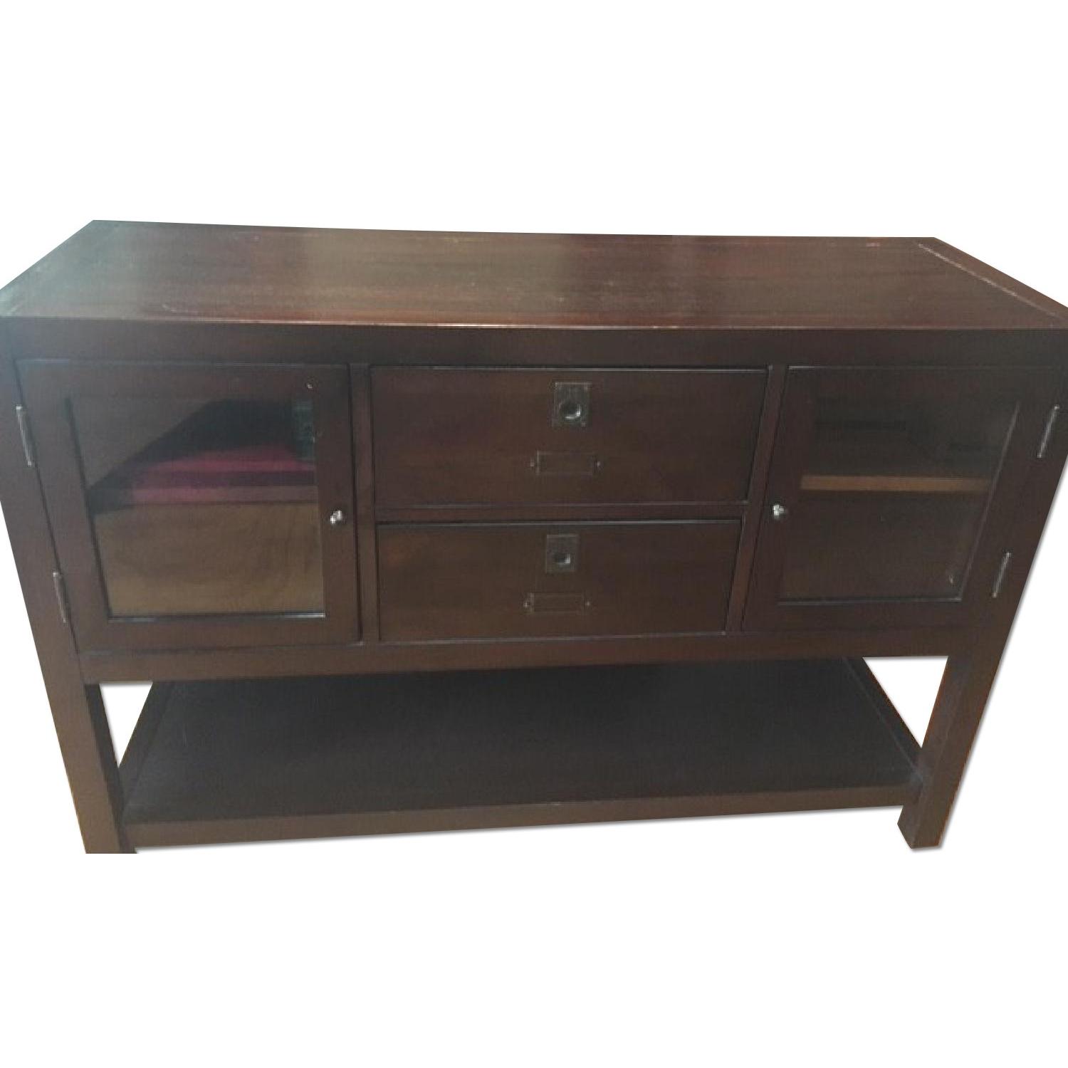 Pottery Barn Apothecary Console Table - AptDeco