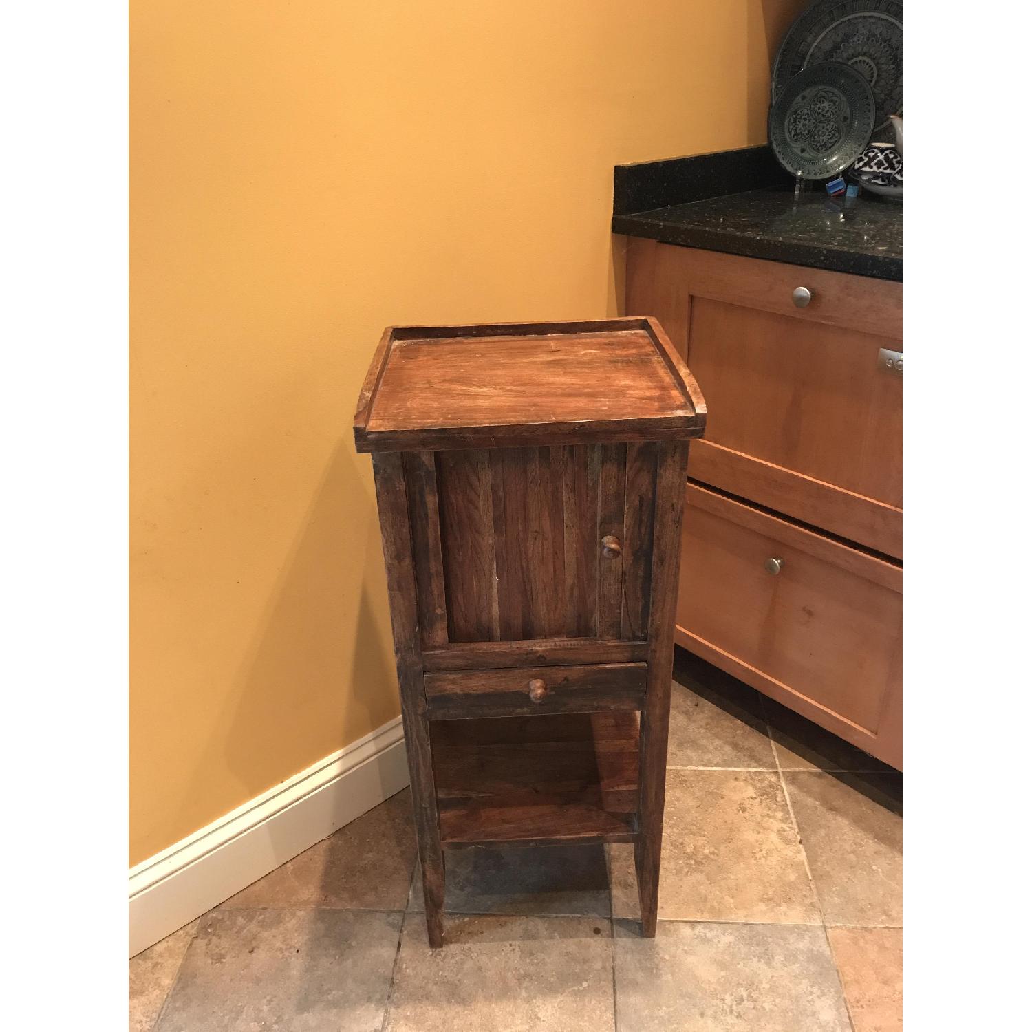 Pier 1 Side Table/Cabinet - AptDeco