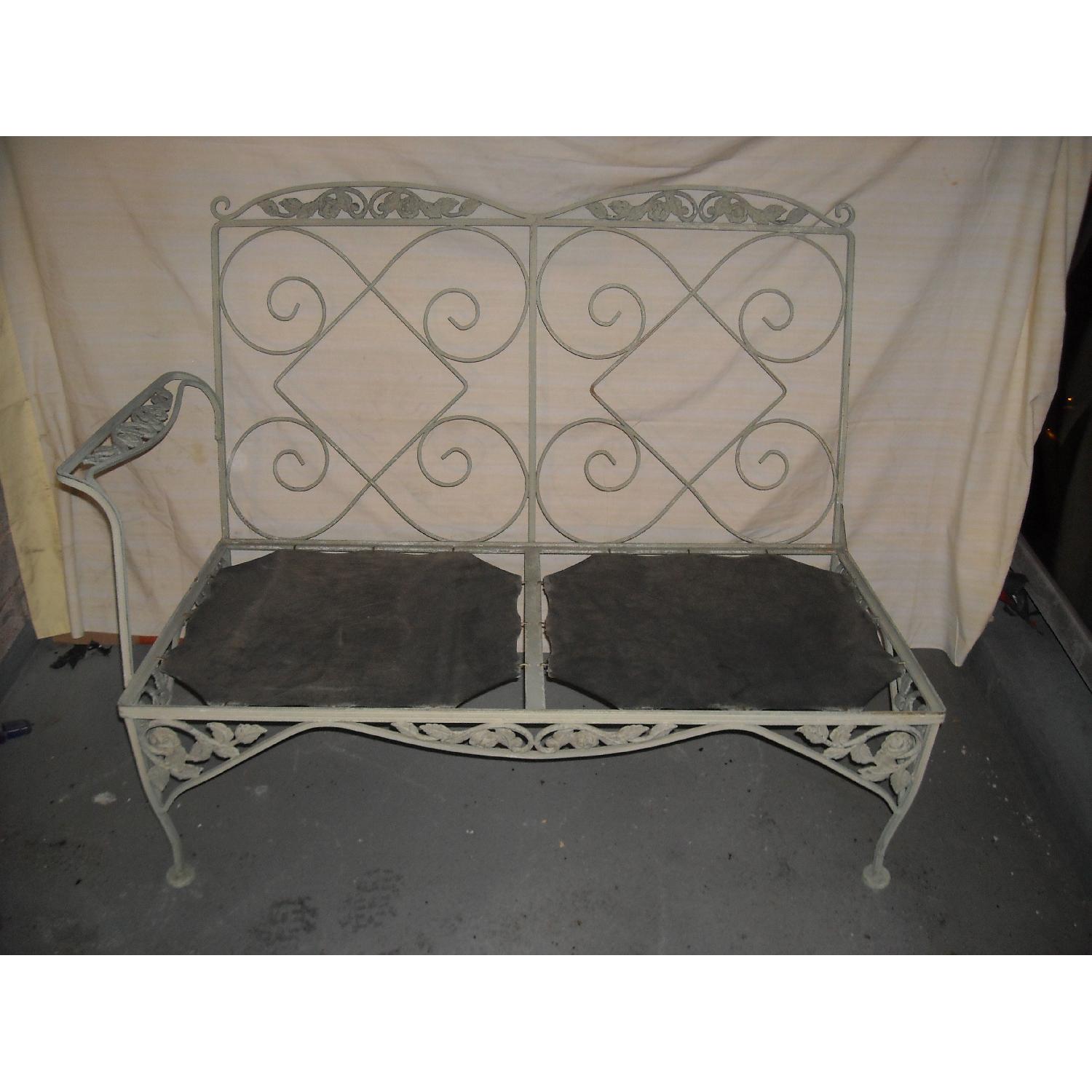 Meadowcraft Wrought Iron Patio Set - AptDeco