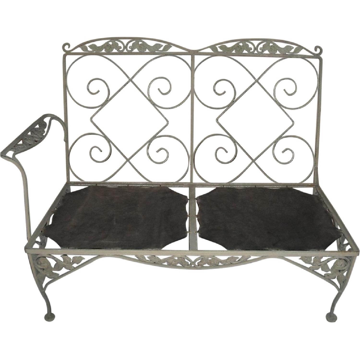 Meadowcraft Wrought Iron Patio Set - AptDeco